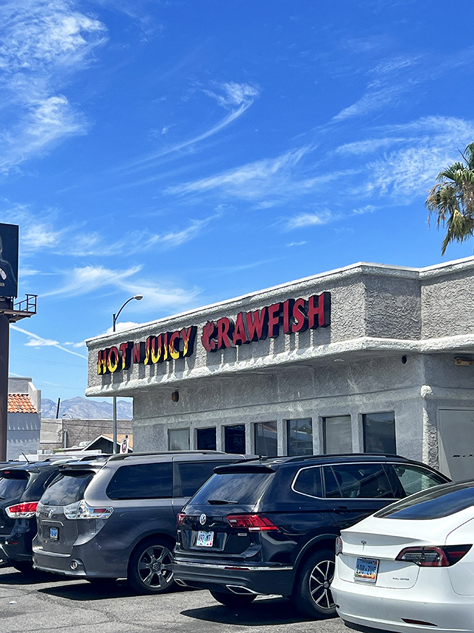 The desert sun has nothing on Hot N Juicy's spice levels &ndash; this crawfish haven turns eating into a delightfully messy adventure.