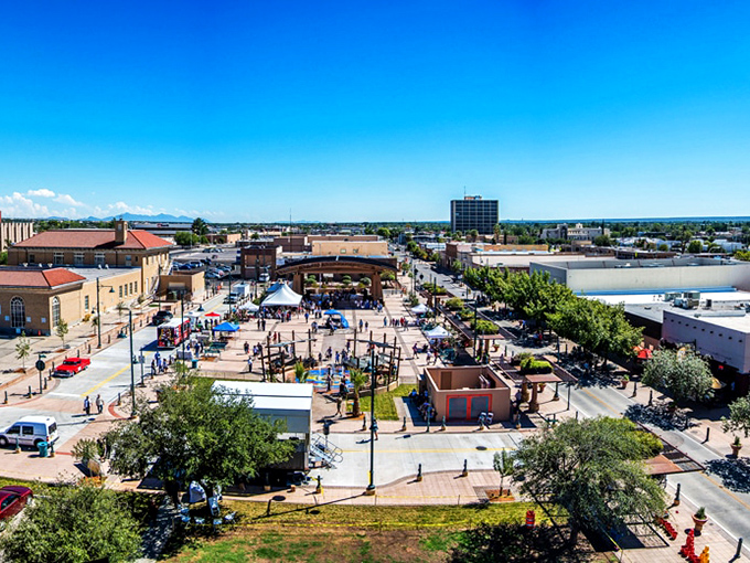 A bird's-eye view of Las Cruces reveals a vibrant community where affordability meets culture in New Mexico's second-largest city.