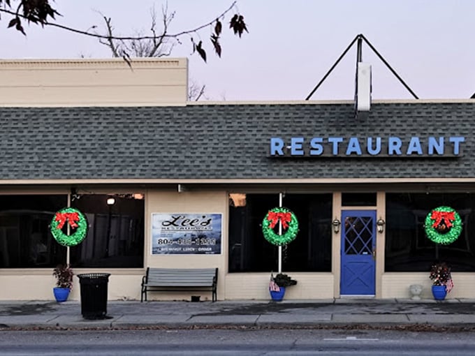 Those festive wreaths hint at the year-round celebration happening inside &ndash; where every bite feels like a holiday.