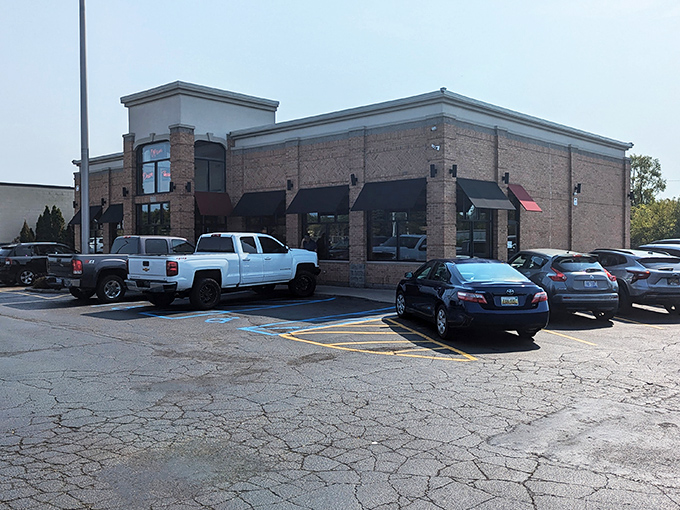 The unassuming exterior of Louie's Ham & Corned Beef is Detroit's version of a breakfast speakeasy &ndash; those in the know keep coming back.