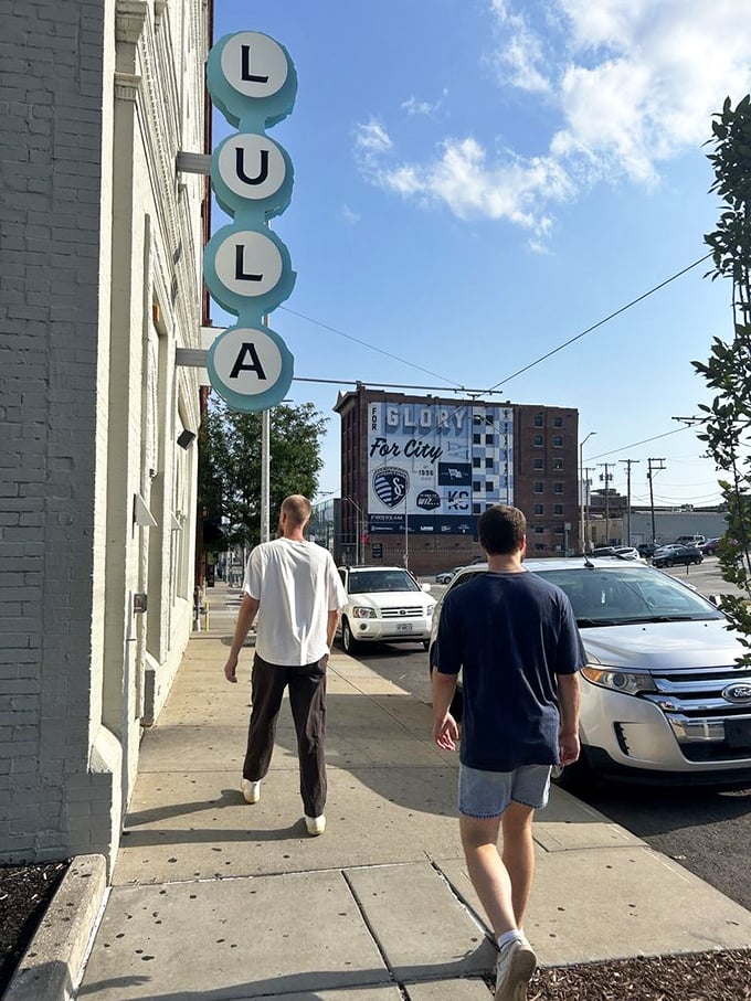 Those elegant arched windows hint at the perfect blend of tradition and style inside Lula's beautiful historic downtown space.