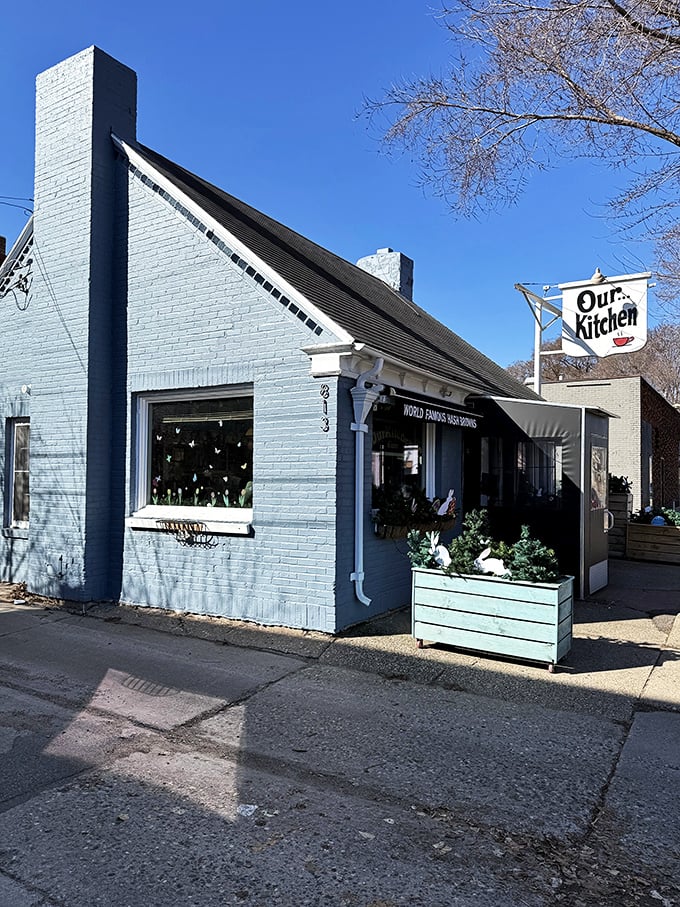 Small house, big flavors. Our Kitchen proves that breakfast magic doesn't need much space - just talent and lots of butter.