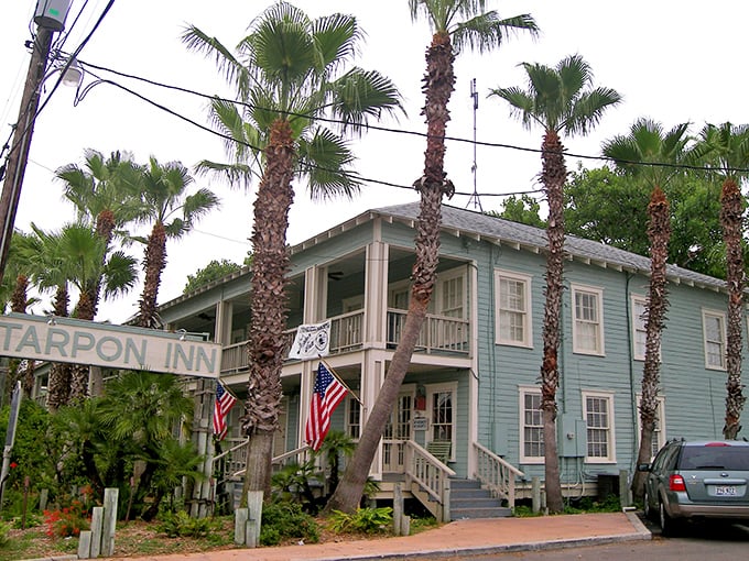 The historic Tarpon Inn welcomes visitors with palm trees and promise&mdash;the aquamarine waters just beyond those doors are calling your name.