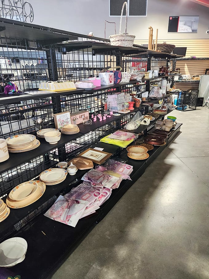 From dinnerware to d&eacute;cor, these neatly arranged shelves tell stories of homes past, present and future.