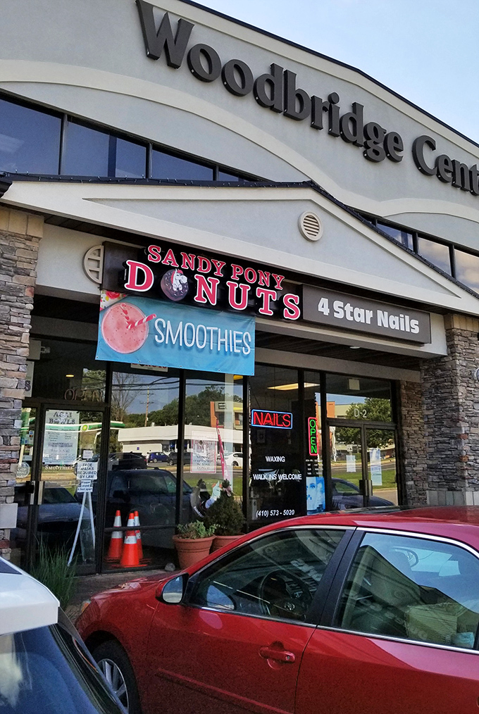 Nestled between everyday errands, Sandy Pony transforms the Woodbridge Center into a destination for fresh donut pilgrims seeking sugary enlightenment.
