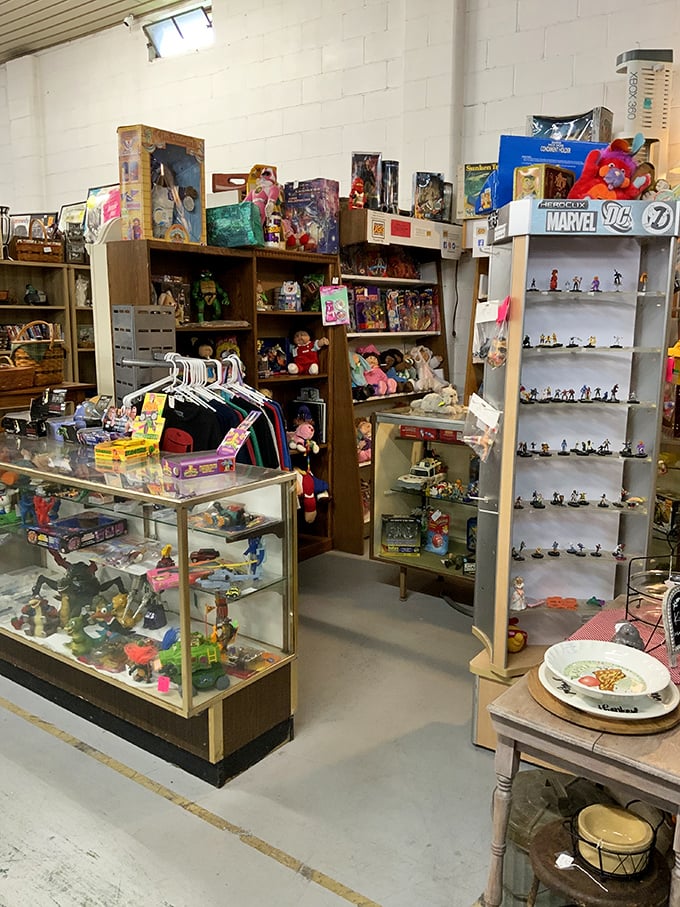 Inside The Market Place, wooden walkways guide you through a wonderland of possibilities. Every booth feels like opening a surprise package!