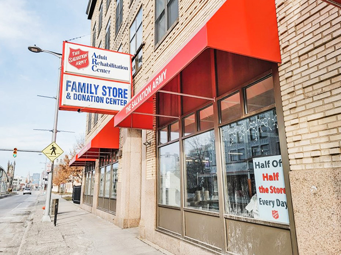 Half the store, every day? The Salvation Army's promise of daily deals makes this Cleveland landmark a bargain hunter's paradise.