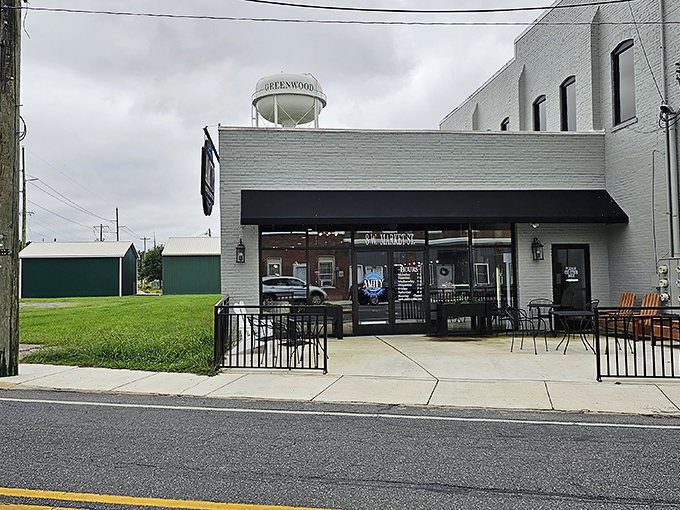 Greenwood's caffeine headquarters stands ready to fuel your day. This modern coffee spot brings big-city brew culture to small-town Delaware.