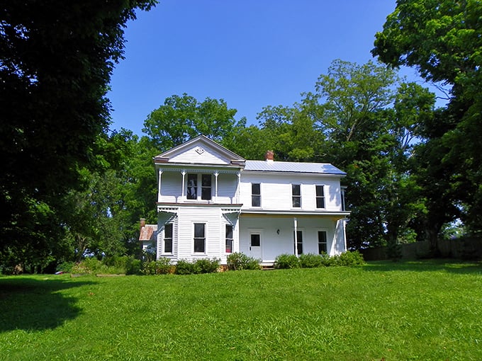 The Anthony Woodson Farmhouse stands as a testament to classic Southern architecture. Those wide porches practically demand a glass of lemonade and an afternoon of storytelling.