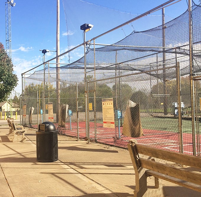 Swing for the fences between races &ndash; because nothing complements the smell of burning rubber like the crack of a bat.