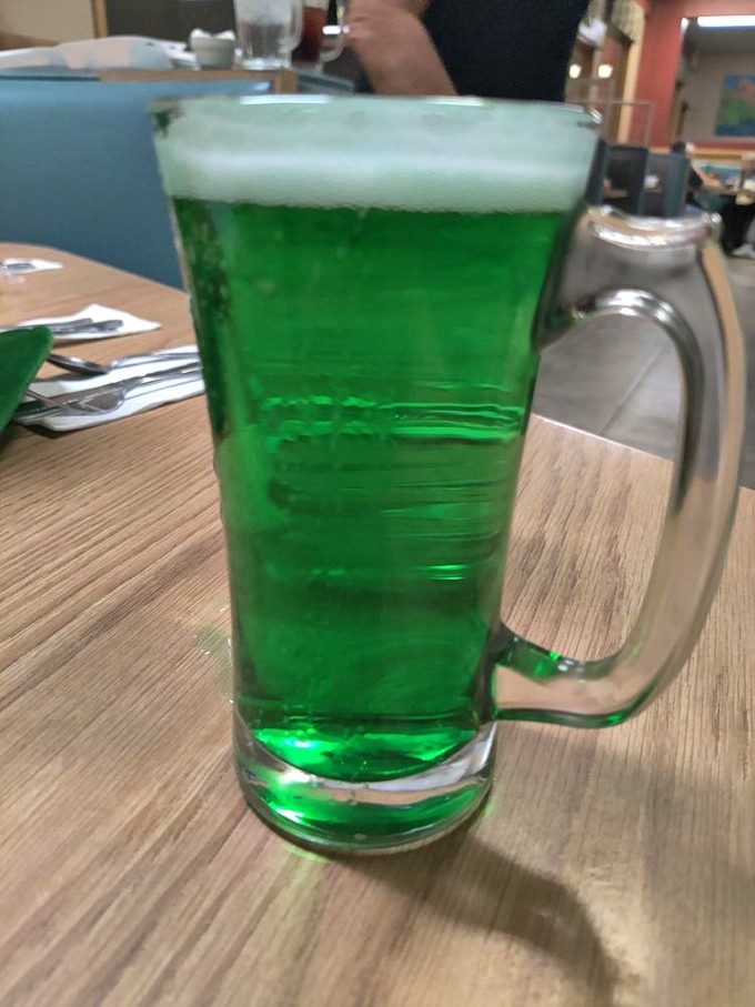 That emerald green beer isn't showing off &ndash; it's just having more fun than whatever you're currently drinking. St. Patrick would approve.