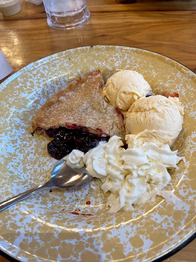 Pie with ice cream isn't dessert&mdash;it's therapy. The whipped cream is just the therapist's couch where your troubles melt away.