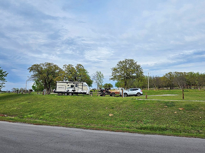 Home is wherever you park it at Keystone's spacious campsites, where RV dreams and starry nights create lifetime memories.