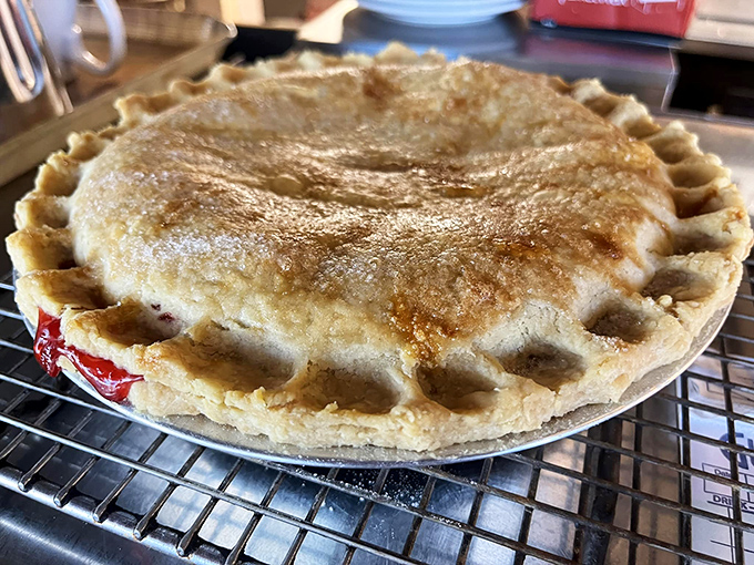 Cherry pie that strikes the perfect balance between sweet and tart &ndash; the pastry equivalent of finding a $20 bill in your winter coat pocket.