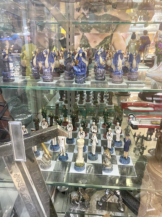 Chess sets that tell stories &ndash; where dragons face off against sailors and every game becomes a clash of civilizations as well as strategy.