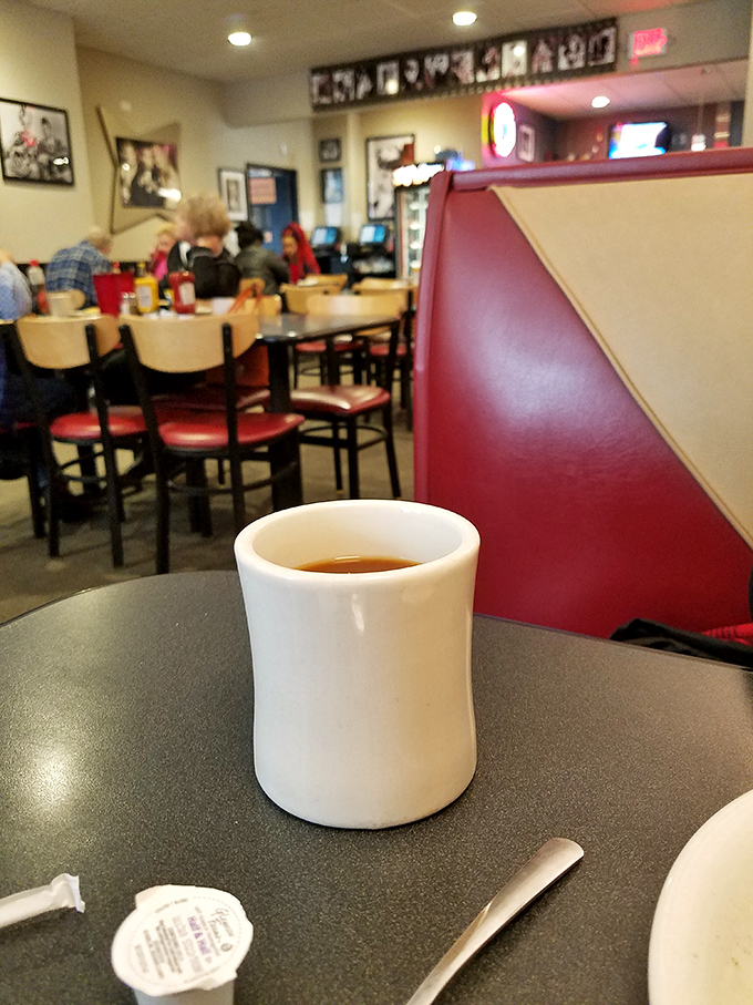 That thick white mug isn't just holding coffee&mdash;it's holding the solution to every morning problem you've ever had.