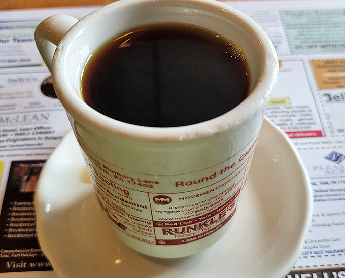 The humble coffee mug &ndash; holding the elixir that powers Pennsylvania mornings and late-night philosophical conversations. 