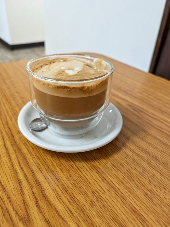 Coffee served with intention &ndash; this isn't just a caffeine delivery system, it's the proper morning companion to those pancakes you're about to devour.