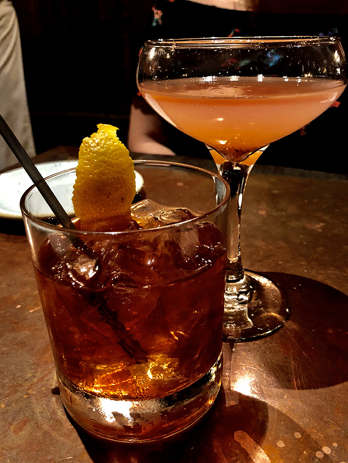Cocktail artistry at its finest&mdash;an Old Fashioned that would make Don Draper weep with joy alongside a martini that whispers sophistication.