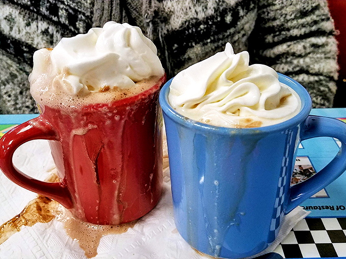 Hot chocolate that doesn't come from a packet and coffee that demands whipped cream. Some mornings require both&mdash;no judgment here.