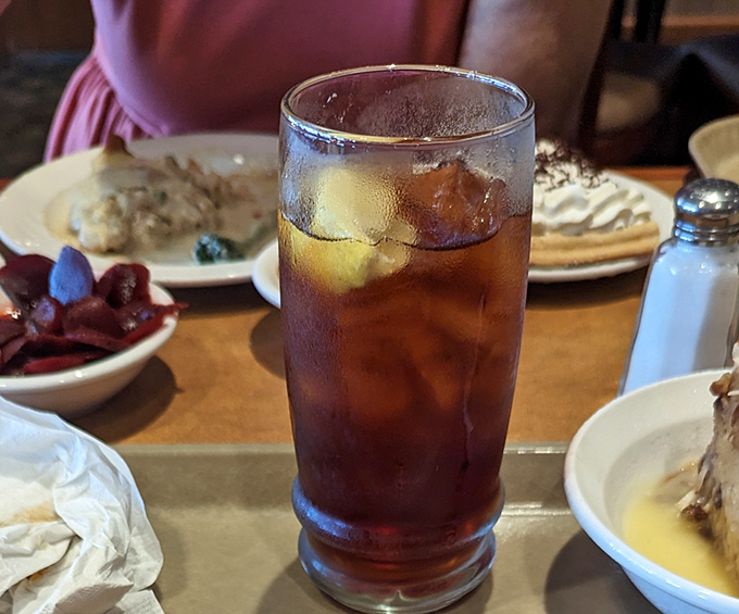 Sweet tea in a glass so perfectly condensation-beaded it could star in its own commercial&mdash;the unofficial wine of cafeteria dining.