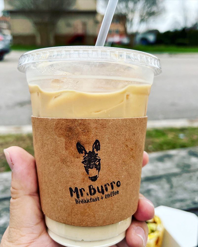 Coffee elevated - Mr. Burro's dulce de leche latte provides the caffeine kick you need with the sweetness you deserve.