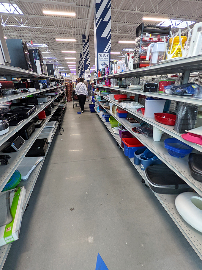 Follow the blue arrows to discover your next wardrobe upgrade. The men's section offers everything from casual polos to business attire.