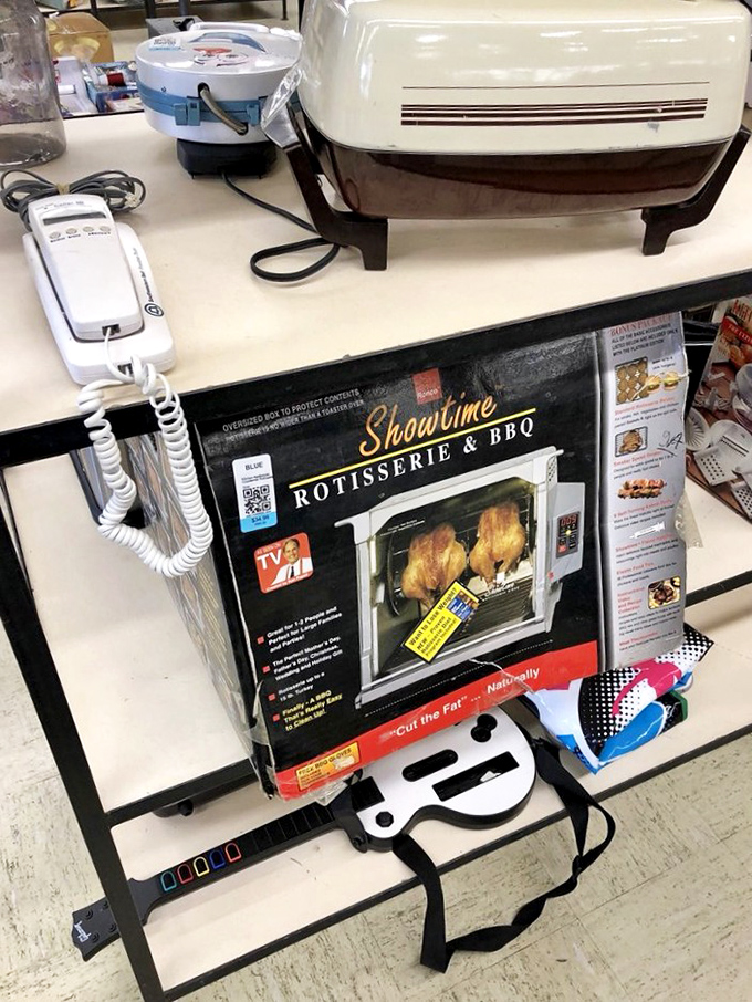 Yesterday's must-have gadgets find patient shoppers for their second chapter. That rotisserie might have only roasted one Thanksgiving turkey before landing here.