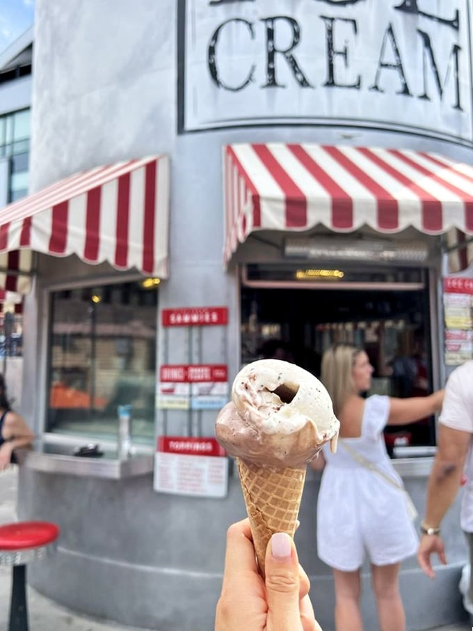 The yin and yang of desserts: dark chocolate depth meets creamy vanilla heights. Two flavors that prove opposites really do attract.