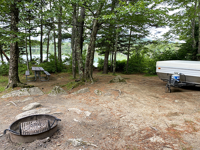 Lakeside real estate, Pillsbury-style: one fire pit, unlimited stargazing, and waterfront views that would make Manhattan penthouse owners weep.