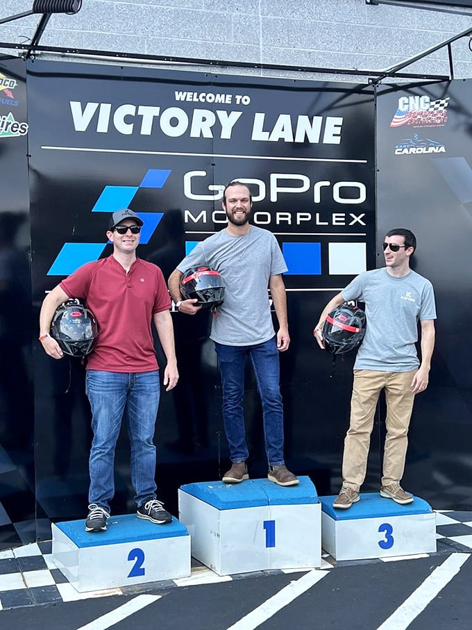 Victory Lane doesn't discriminate &ndash; everyone gets their moment on the podium, though the bragging rights afterward may last for years.