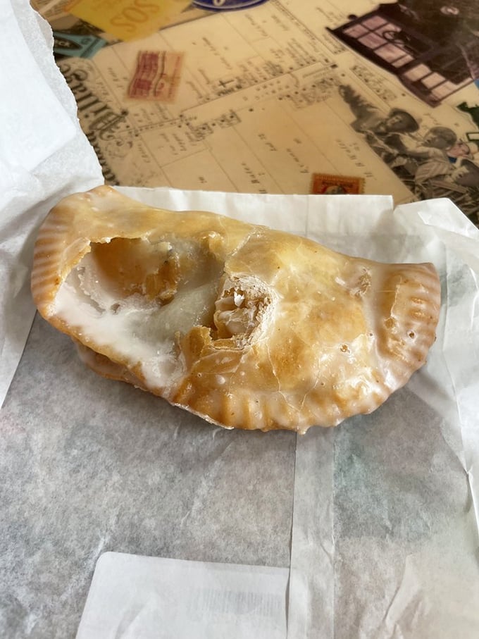 The humble fry pie, Amish Country's answer to the Pop-Tart, except handmade with care and containing actual fruit instead of whatever "fruit filling" is.