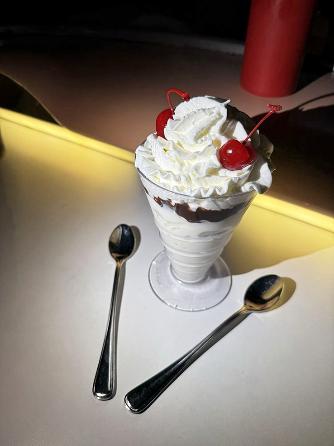 This hot fudge sundae isn't just dessert&mdash;it's a towering monument to America's enduring love affair with ice cream.