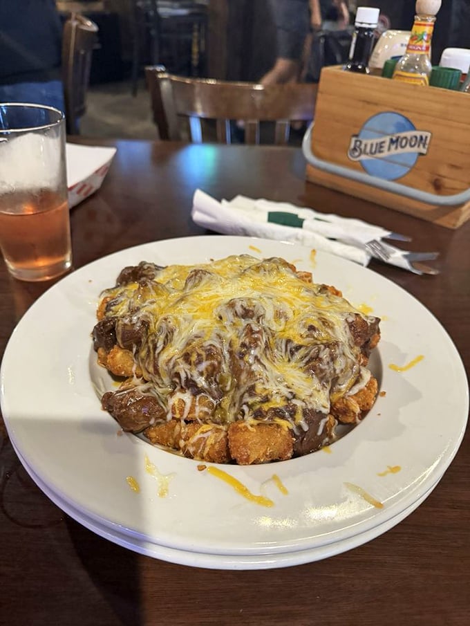 Guinness Tots—where Ireland's most famous export meets America's favorite potato preparation. Genius sometimes comes in small, cheese-covered packages.