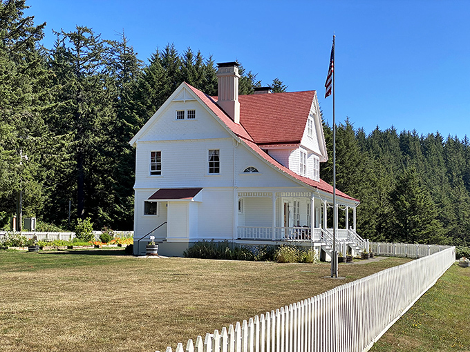 Not just a pretty face&mdash;this historic keeper's house now serves as one of America's most unique B&Bs. Breakfast with a side of paranormal, anyone?