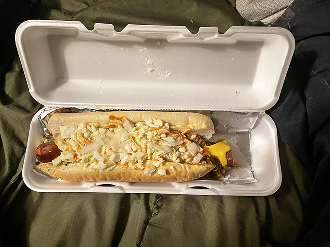 Even the hot dogs get the royal treatment here. Loaded with toppings and nestled in a proper bun, this isn't your average ballpark frank.