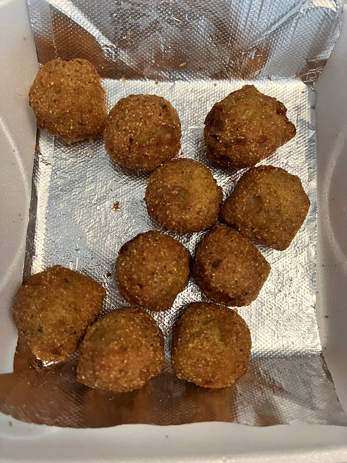 Hush puppies that don't need to be told to behave &ndash; these golden orbs of cornmeal perfection are already living their best life.