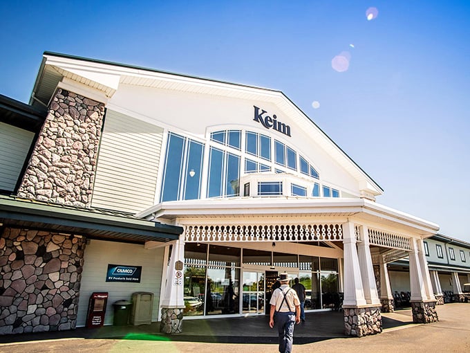 Keim's impressive facade hints at the wonderland within. Part hardware store, part cultural experience, it's where craftsmanship still matters above all else.