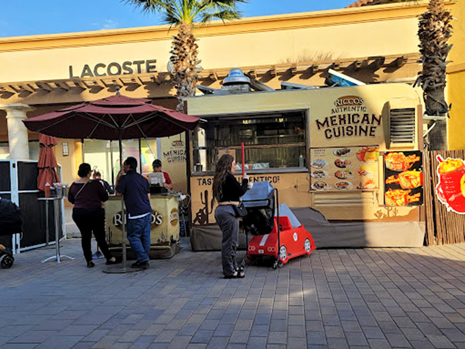 Taco trucks beside Lacoste&mdash;only in California can you score designer polos and authentic street food in the same afternoon.