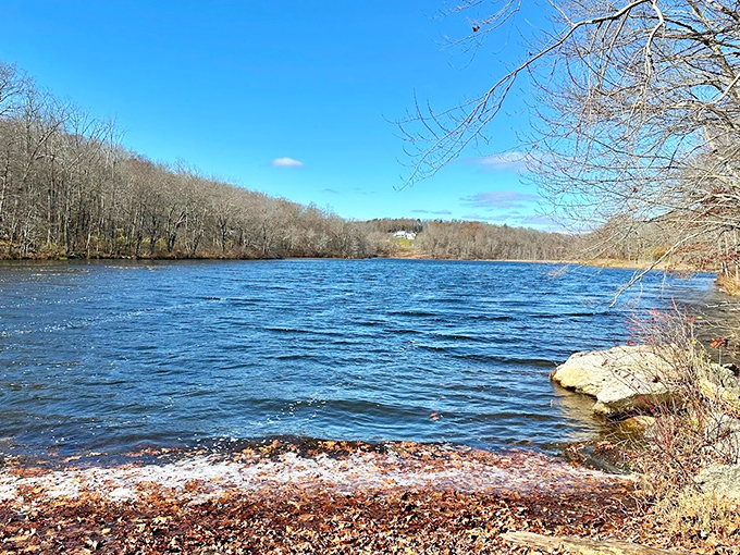 Macedonia Brook's waters have been perfecting their soothing soundtrack for millennia. Nature's original white noise machine doesn't require batteries.