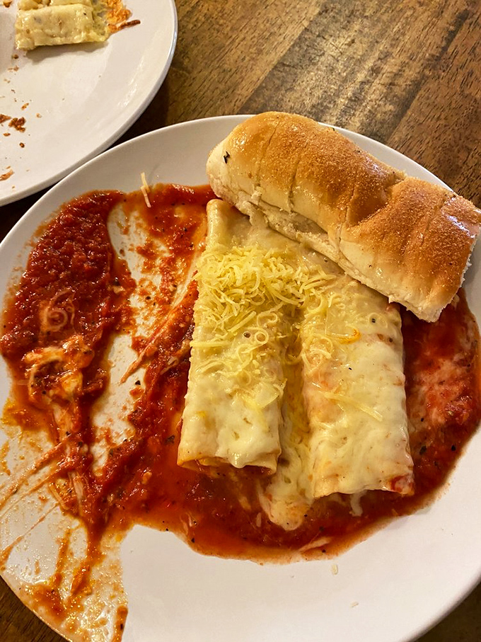 Manicotti&mdash;pasta tubes stuffed with dreams and smothered in marinara&mdash;proves that sometimes the best things in life come in cylindrical form.
