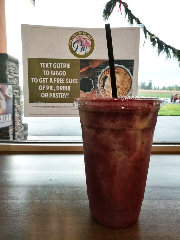 Berry smoothies: where health food meets dessert in a cup. The perfect companion for pie-lovers who want to pretend they're being virtuous. 