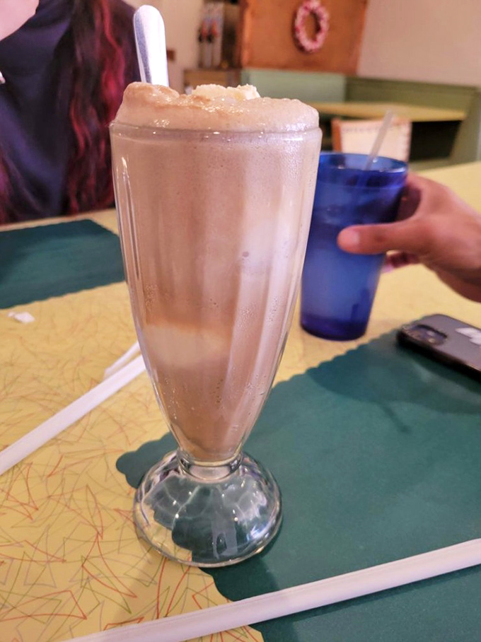 This isn't one of those fancy $15 artisanal milkshakes &ndash; it's the real deal, thick enough to require serious straw commitment.