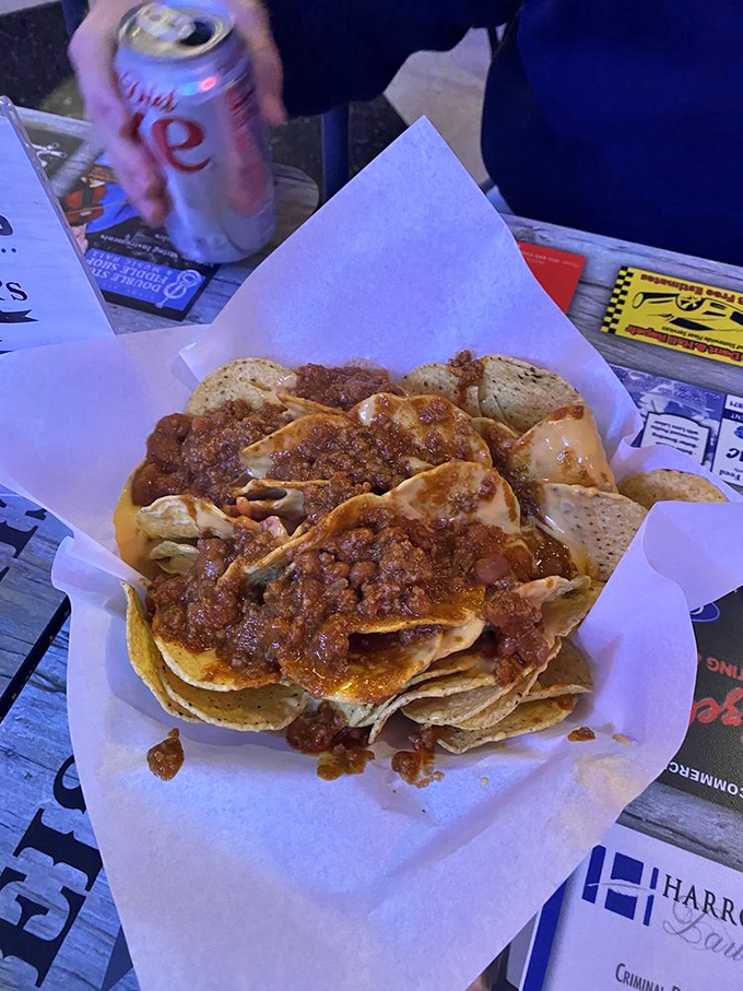 Chili cheese nachos: where simplicity meets satisfaction. Sometimes the most straightforward combinations deliver the most profound pleasure.