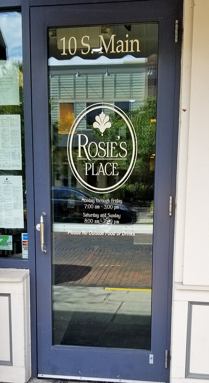 Rosie's Place isn't just serving breakfast and lunch&mdash;they're serving memories with a side of hometown comfort through that elegant blue door.