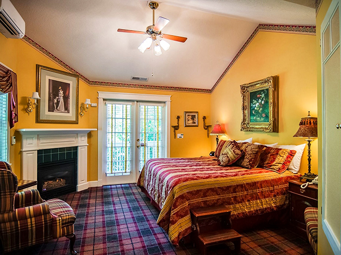 The dining room's bay windows frame the gardens like living paintings, making even your morning coffee feel like a scene from Masterpiece Theatre. 