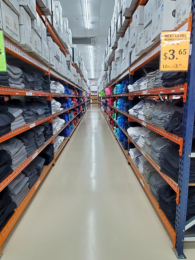 During quieter moments, the vastness of Daily Dealz reveals itself. Those empty aisles won't stay that way for long once word spreads about new inventory.