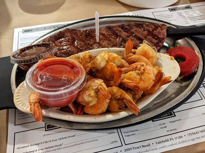 Surf and turf, the dynamic duo of dinner plates. That steak and those plump shrimp are having a party, and your taste buds are invited.
