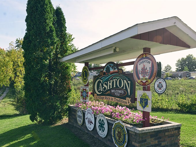 Historic brick buildings line Cashton's main street, housing businesses that have weathered economic storms while big-box retailers came and went elsewhere.