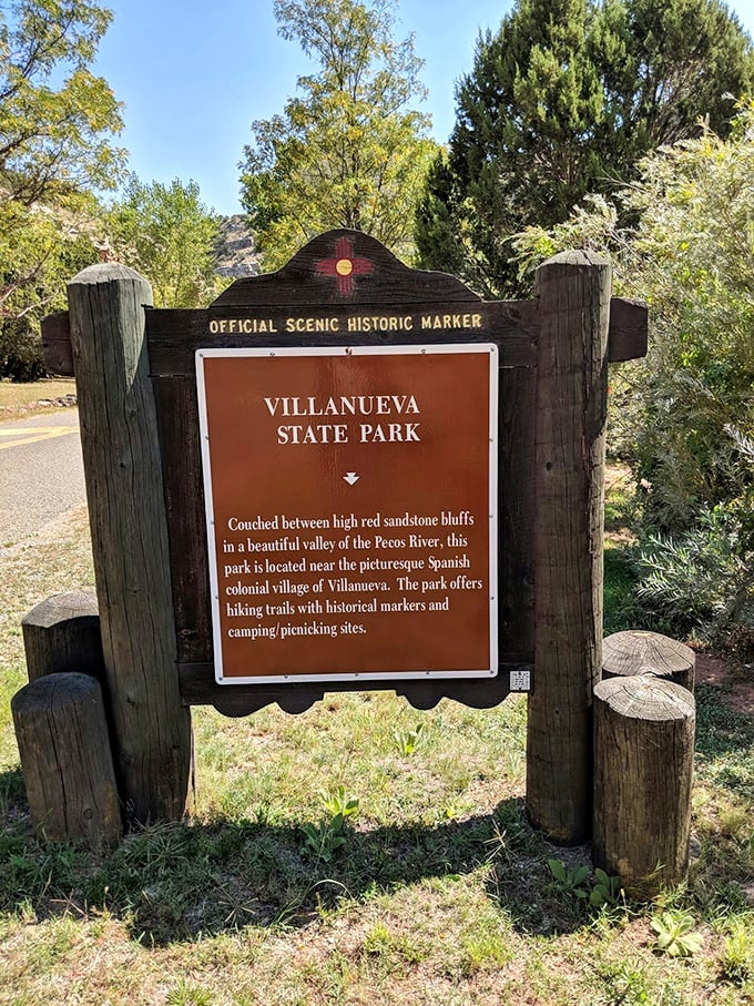 The park entrance sign promises little but delivers everything&mdash;a perfect introduction to New Mexico's masterclass in understated beauty.